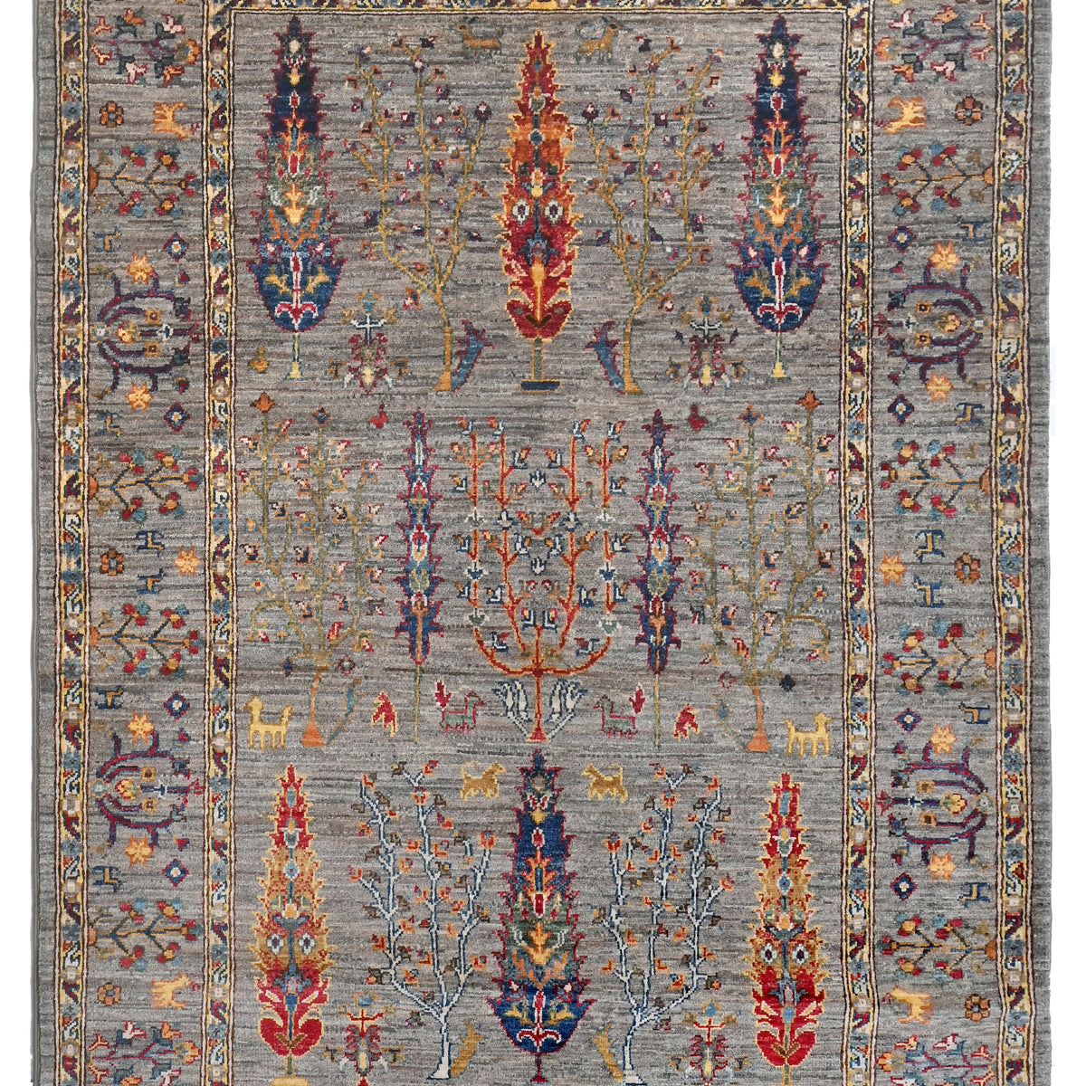 Handmade Afghan Chobi Rug – Tree of Life – Najaf Rugs
