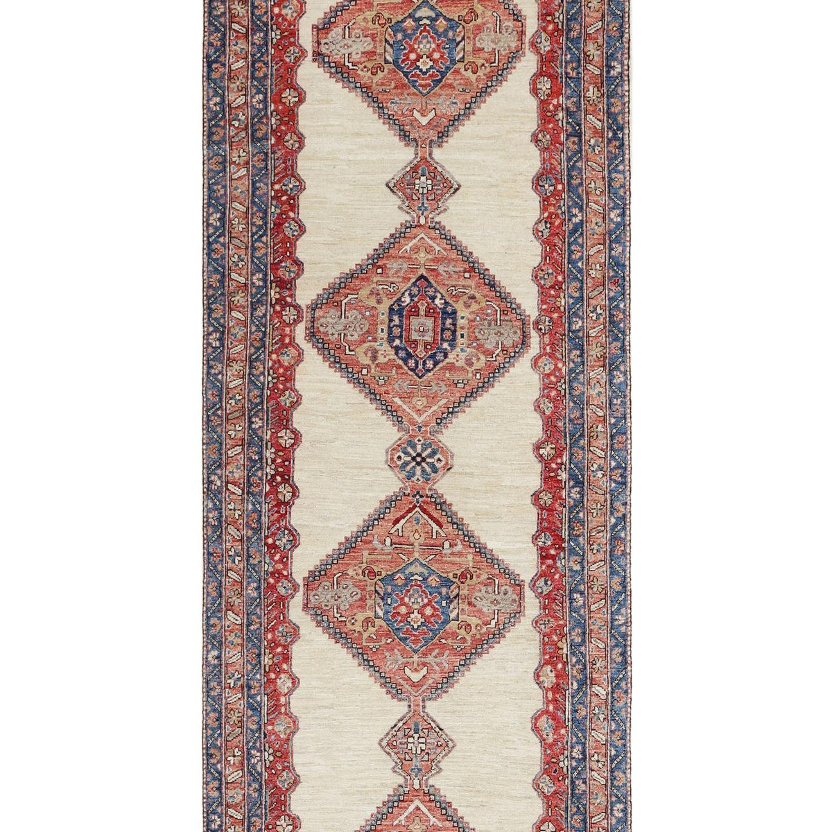 Afghan Chobi Runner Rug | Handwoven Wool | Najaf Rugs