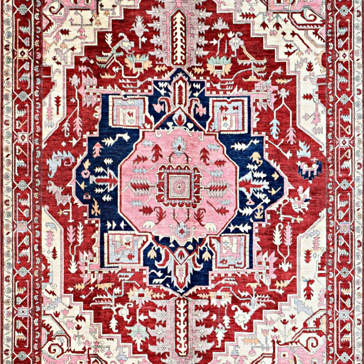 Handmade Afghan Chobi Heriz Rug – Najaf Rugs
