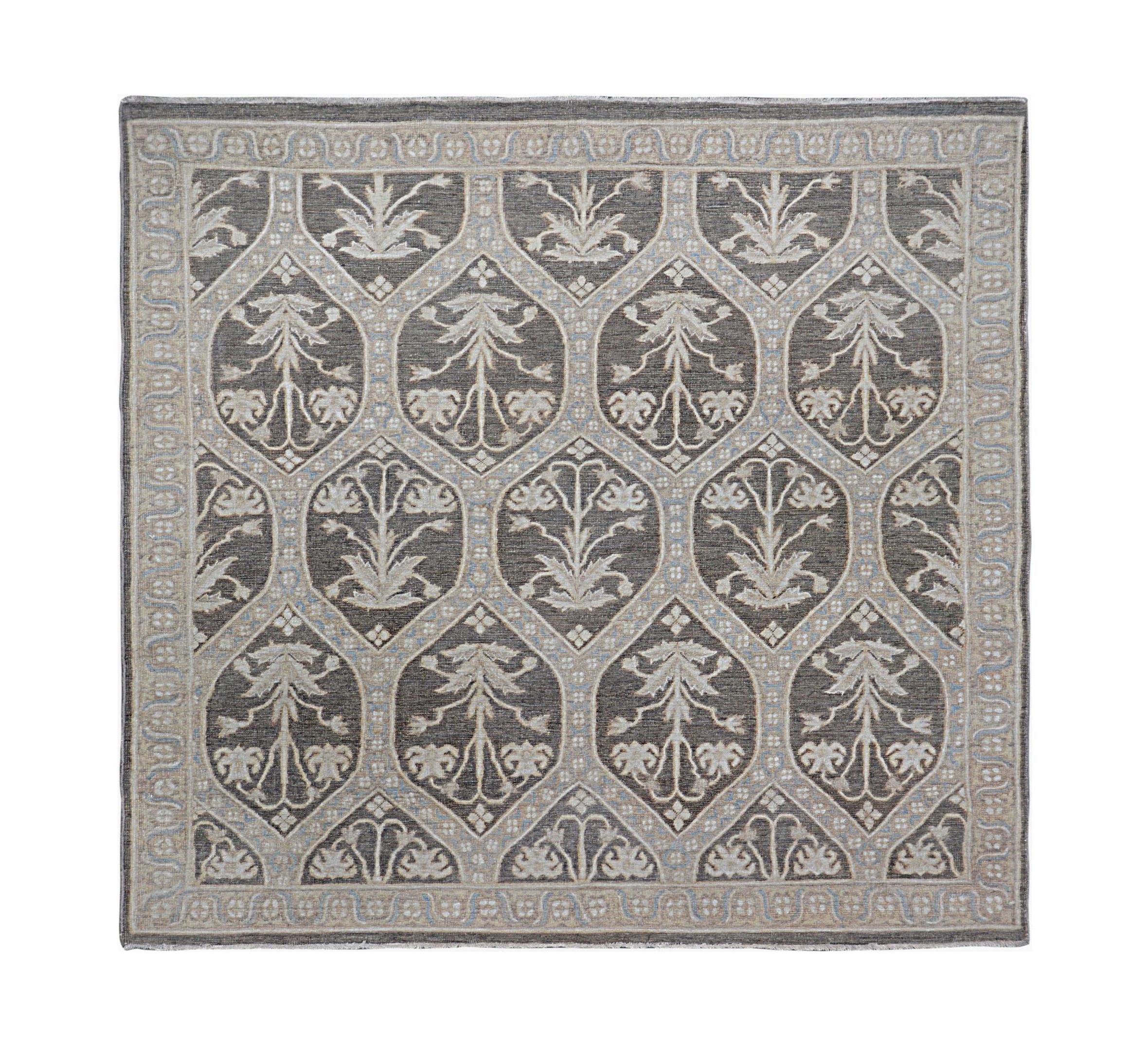 Afghan Chobi Rug 141 x 143 cm | Najaf Rugs Australia
