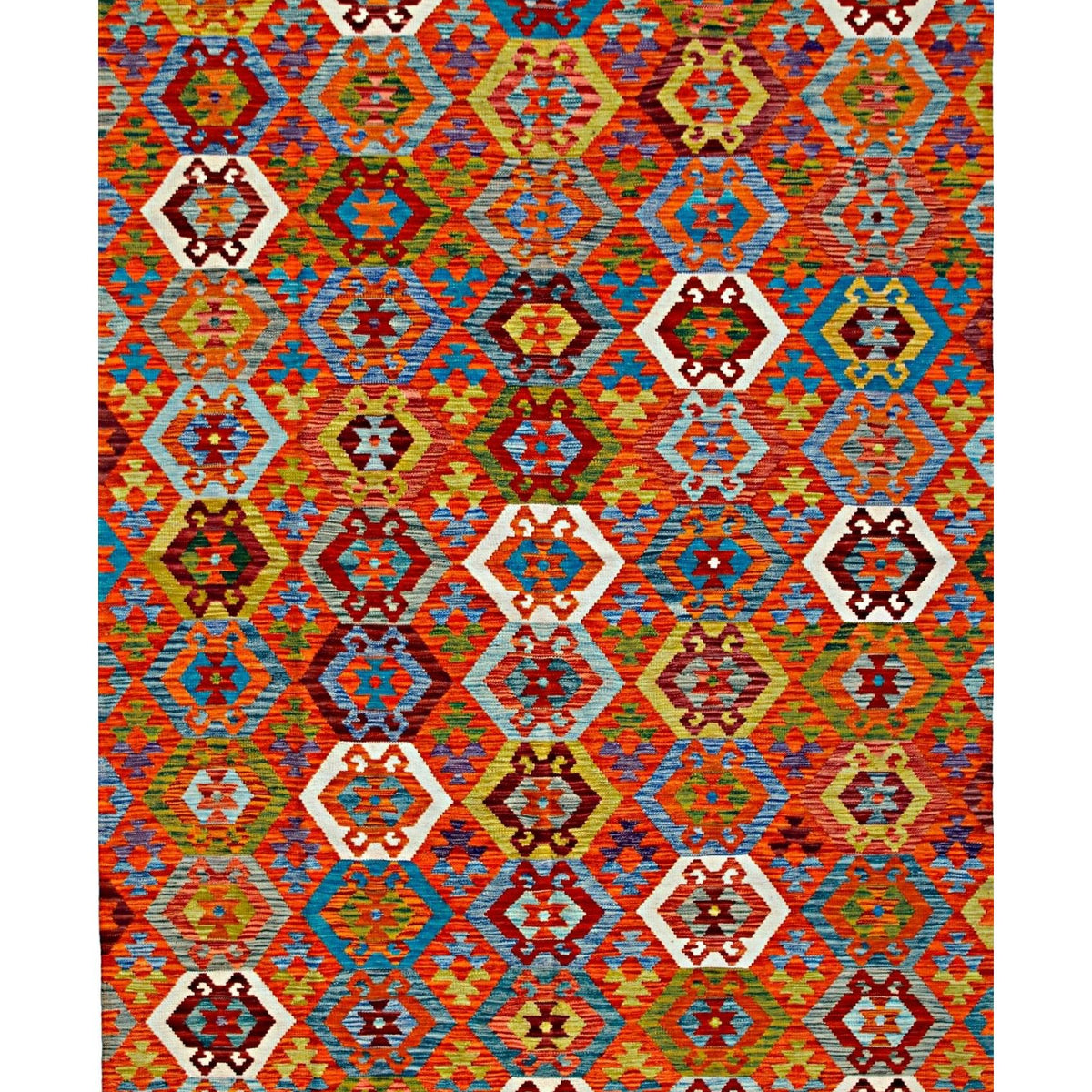 Handmade Afghan Maimana Kilim | 298 x 208 cm | 9'10" x 6'10" – Najaf Rugs