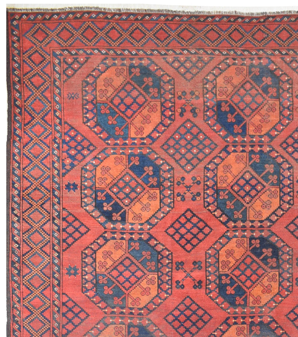 Handmade Antique Afghan Elephant's Foot Rug – Najaf Rugs