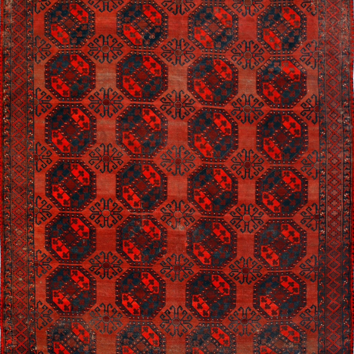 Handmade Antique Afghan Elephant's Foot Rug – Najaf Rugs