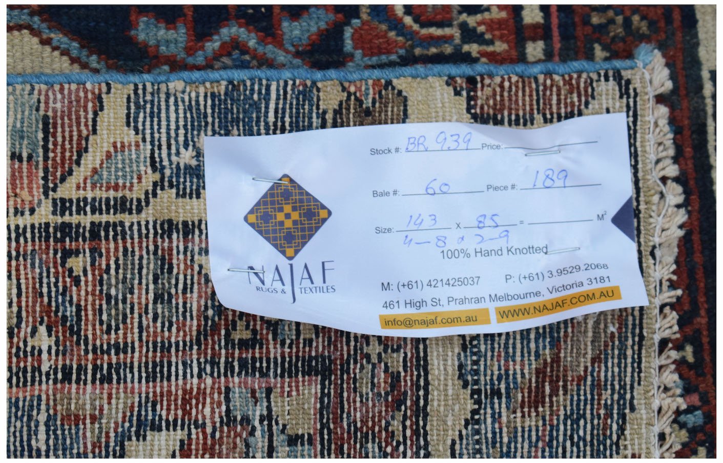 Handmade Mini Vintage Persian Rug | 143 x 85 cm | 4'8" x 2'9"