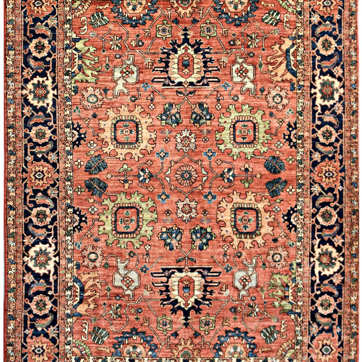 Handmade Traditional Afghan Chobi Rug | 279 x 189 cm | 9'2" x 8'3 ...