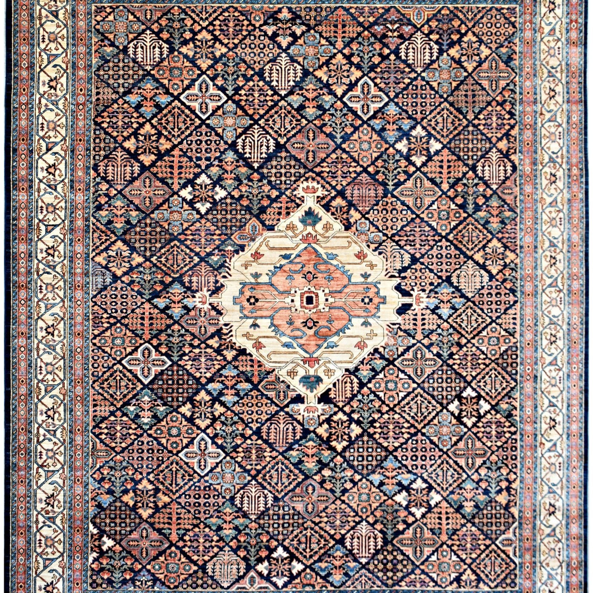 Handmade Traditional Afghan Chobi Rug | 463 x 357 cm | 15'2" x 11'9 ...