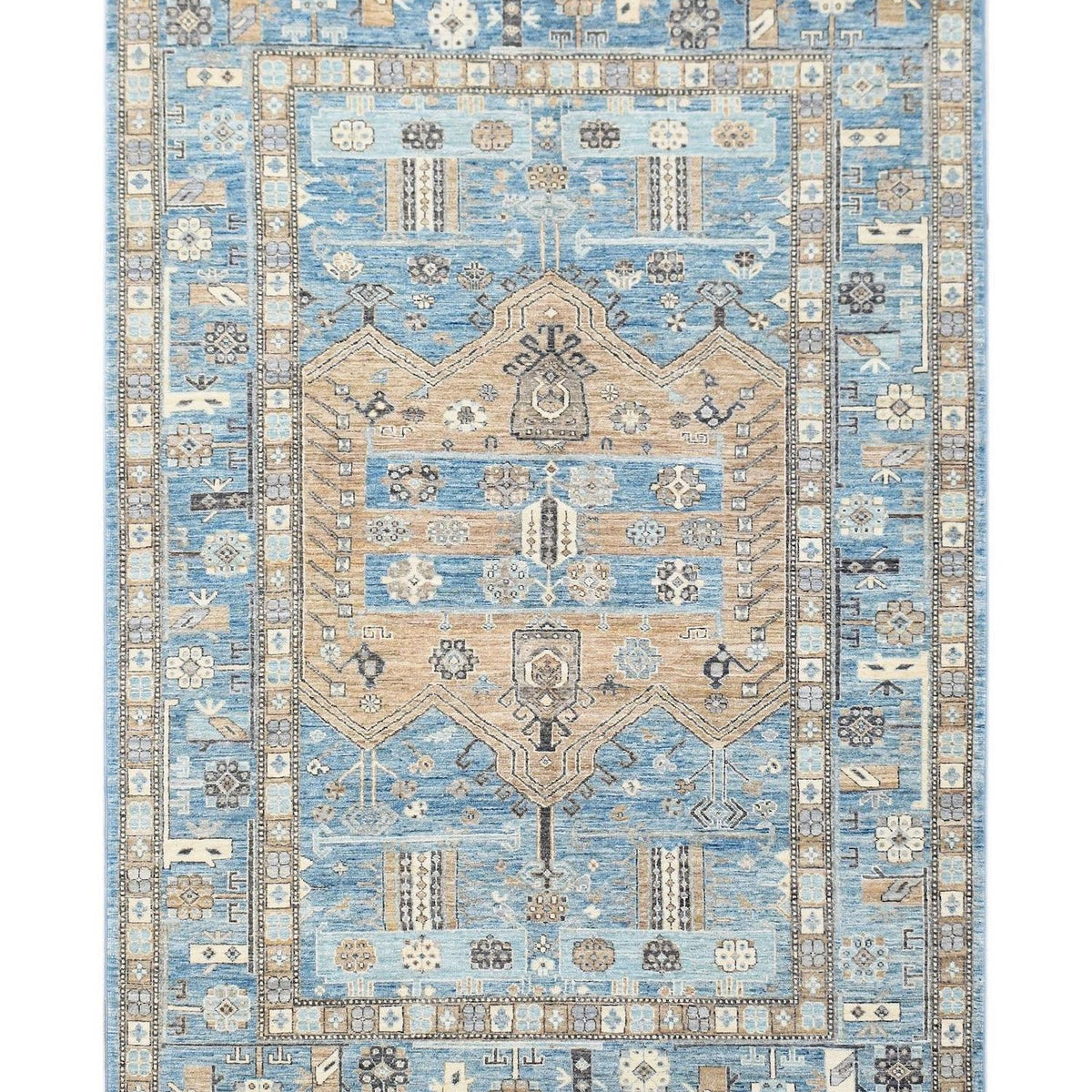 Handmade Transitional Afghan Chobi Rug – Najaf Rugs