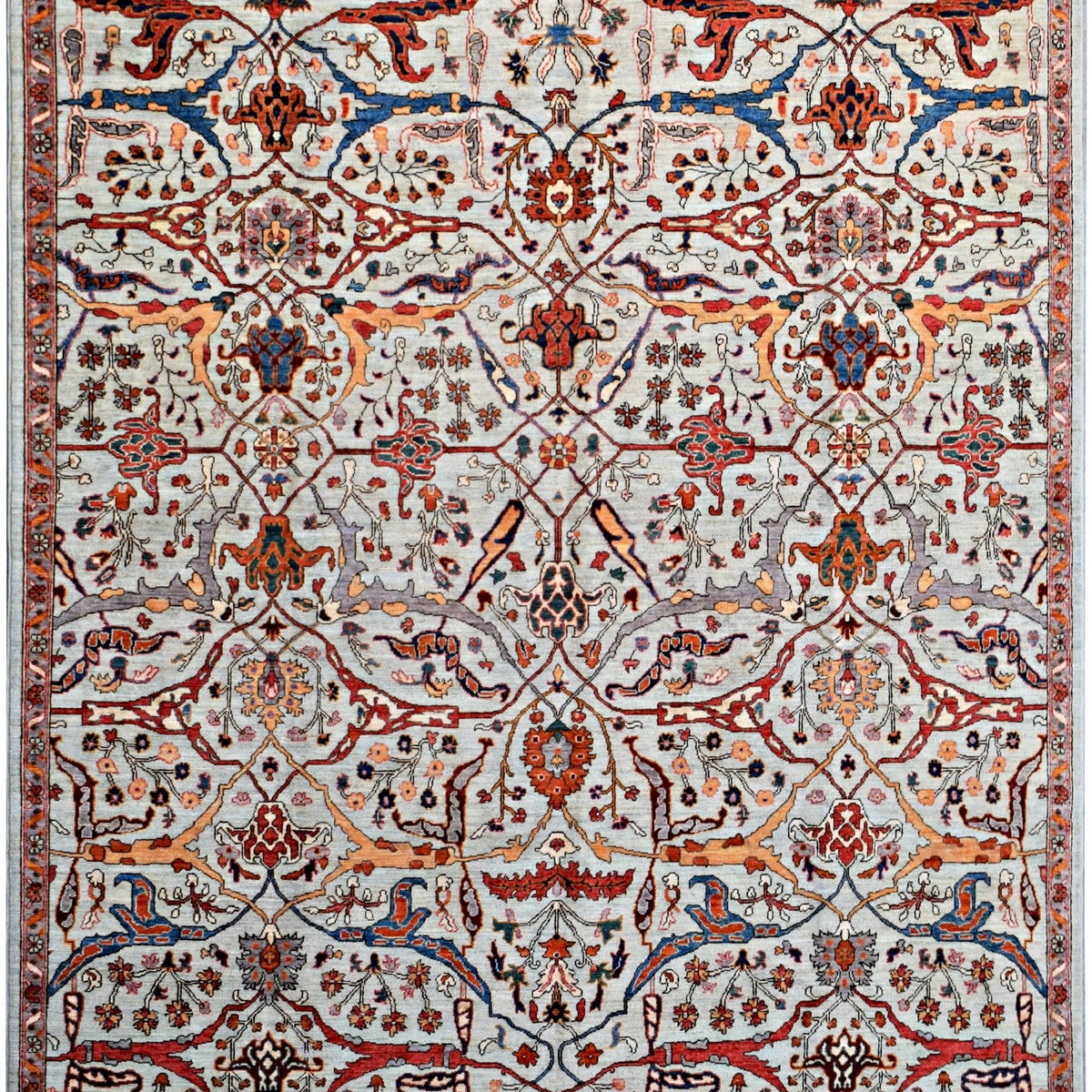 Handmade Transitional Afghan Chobi Rug – Najaf Rugs