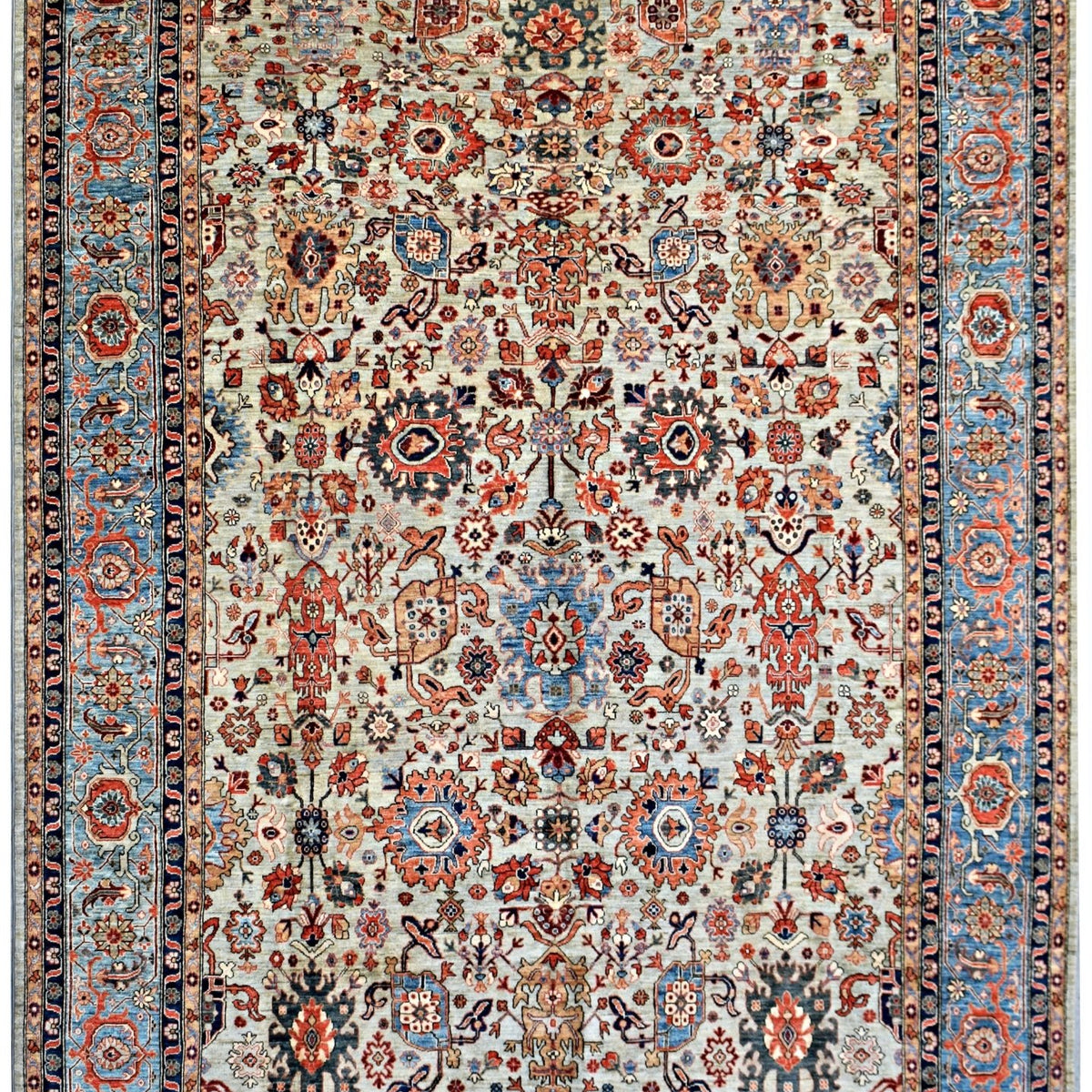Handmade Transitional Afghan Chobi Rug – Najaf Rugs
