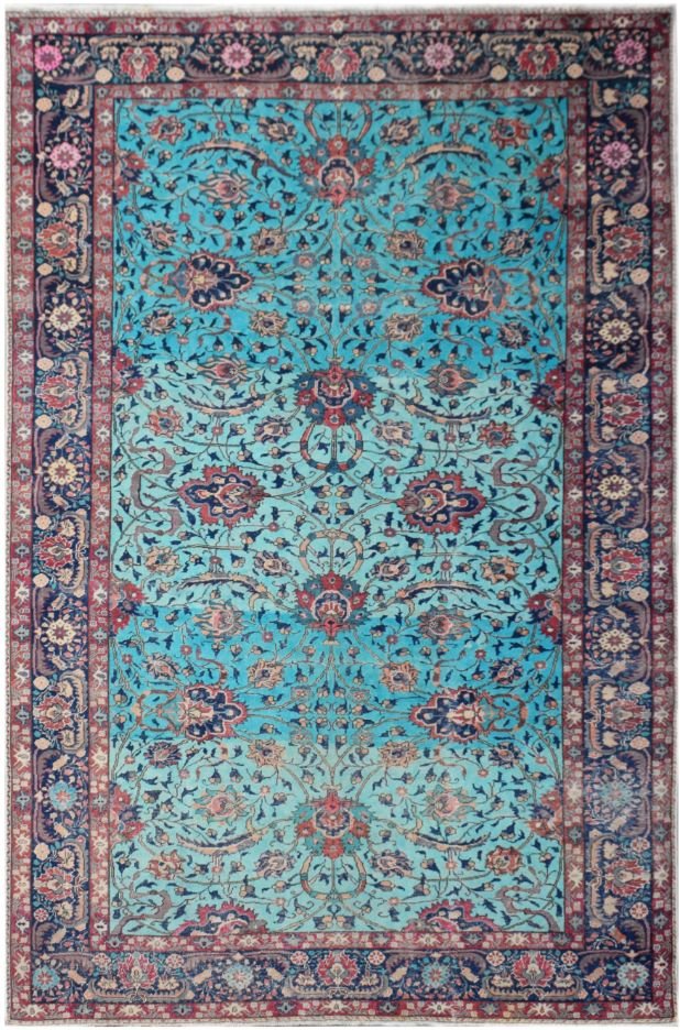 Handmade Tribal Abrash Collection Rug | 297 x 197 cm | 9'9" x 6'6 ...