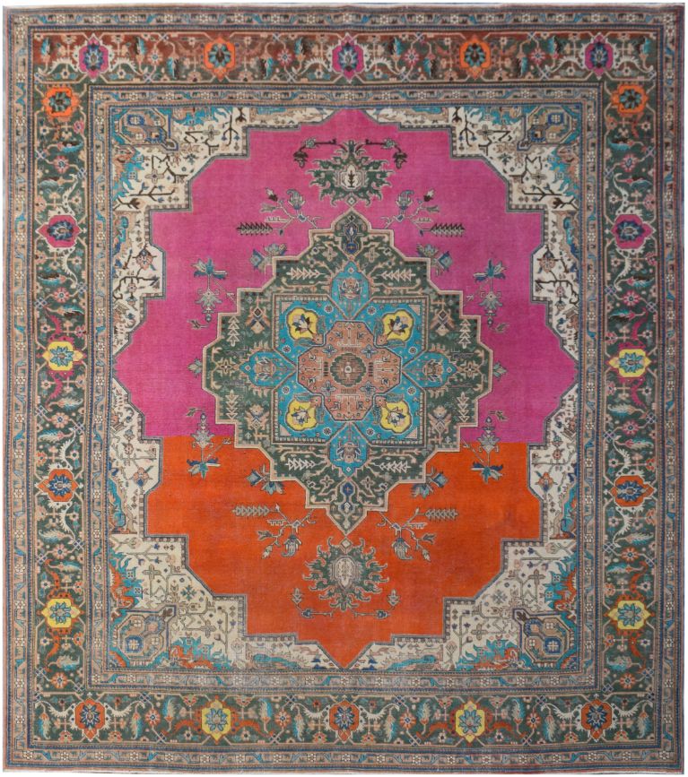 Handmade Tribal Abrash Collection Rug | 327 x 295 cm – Najaf Rugs