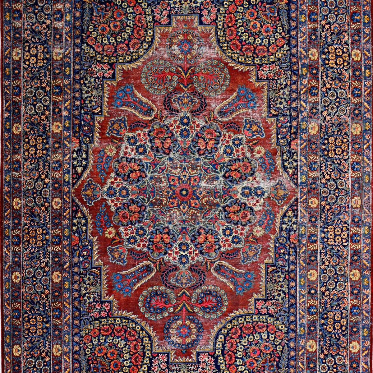 Handmade Vintage Persian Moud Rug – Najaf Rugs