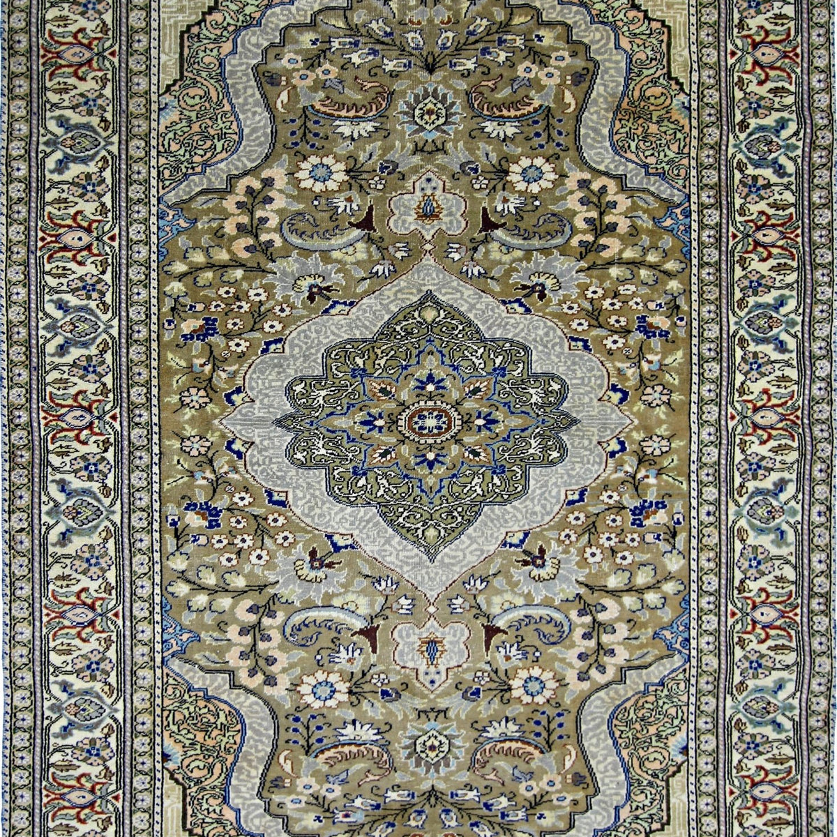 Handmade Vintage Turkish Kayseri Rug – Najaf Rugs